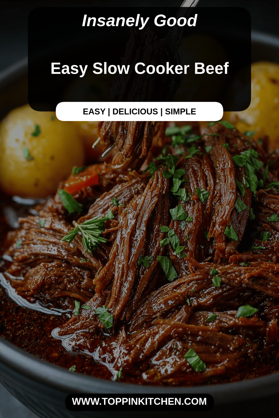 Easy Slow Cooker Beef