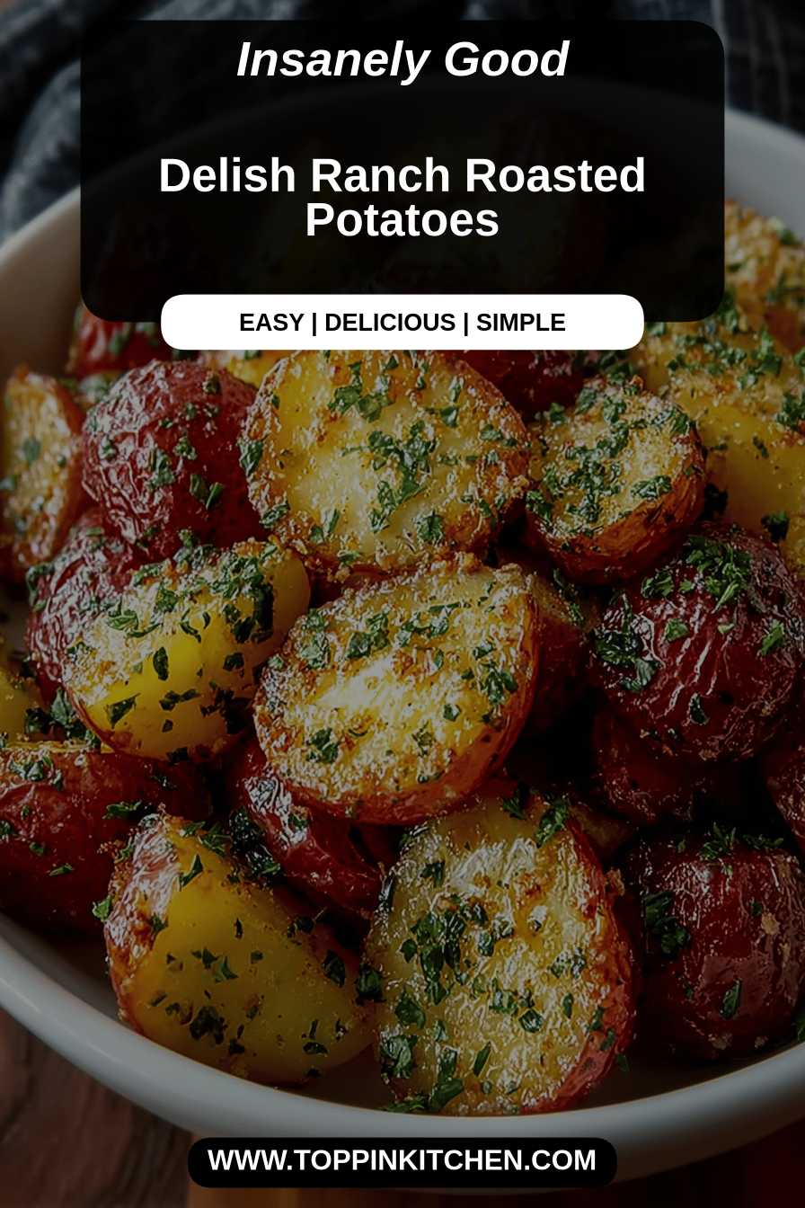 Delish Ranch Roasted Potatoes