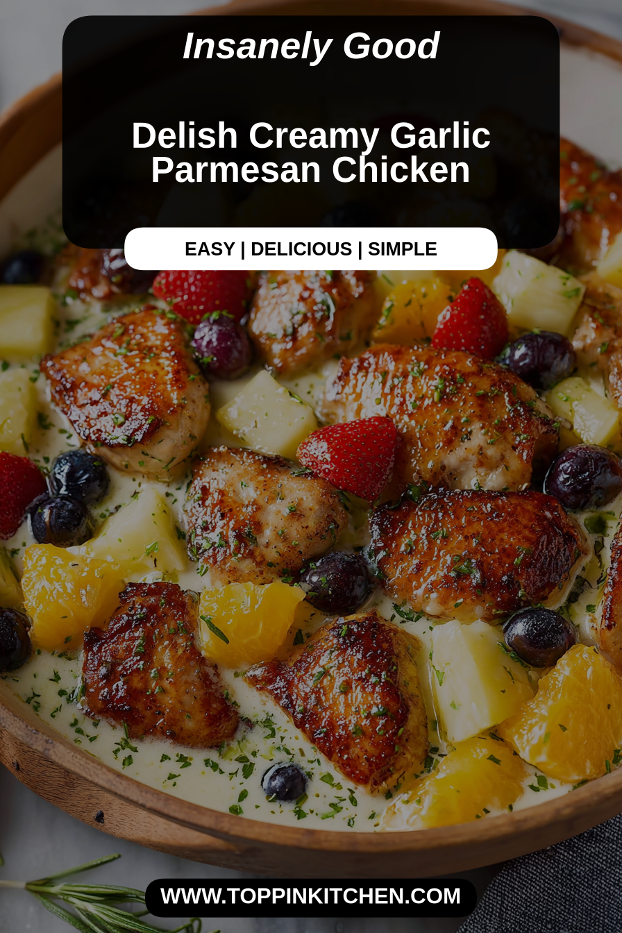 Delish Creamy Garlic Parmesan Chicken