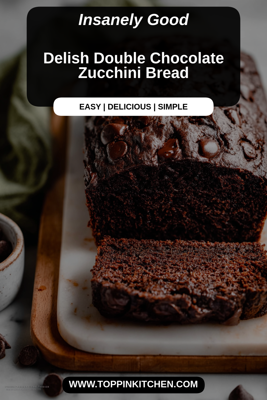 Delish Double Chocolate Zucchini Bread