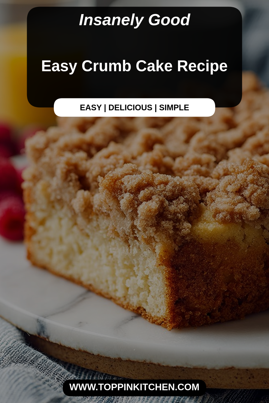 Easy Crumb Cake Recipe
