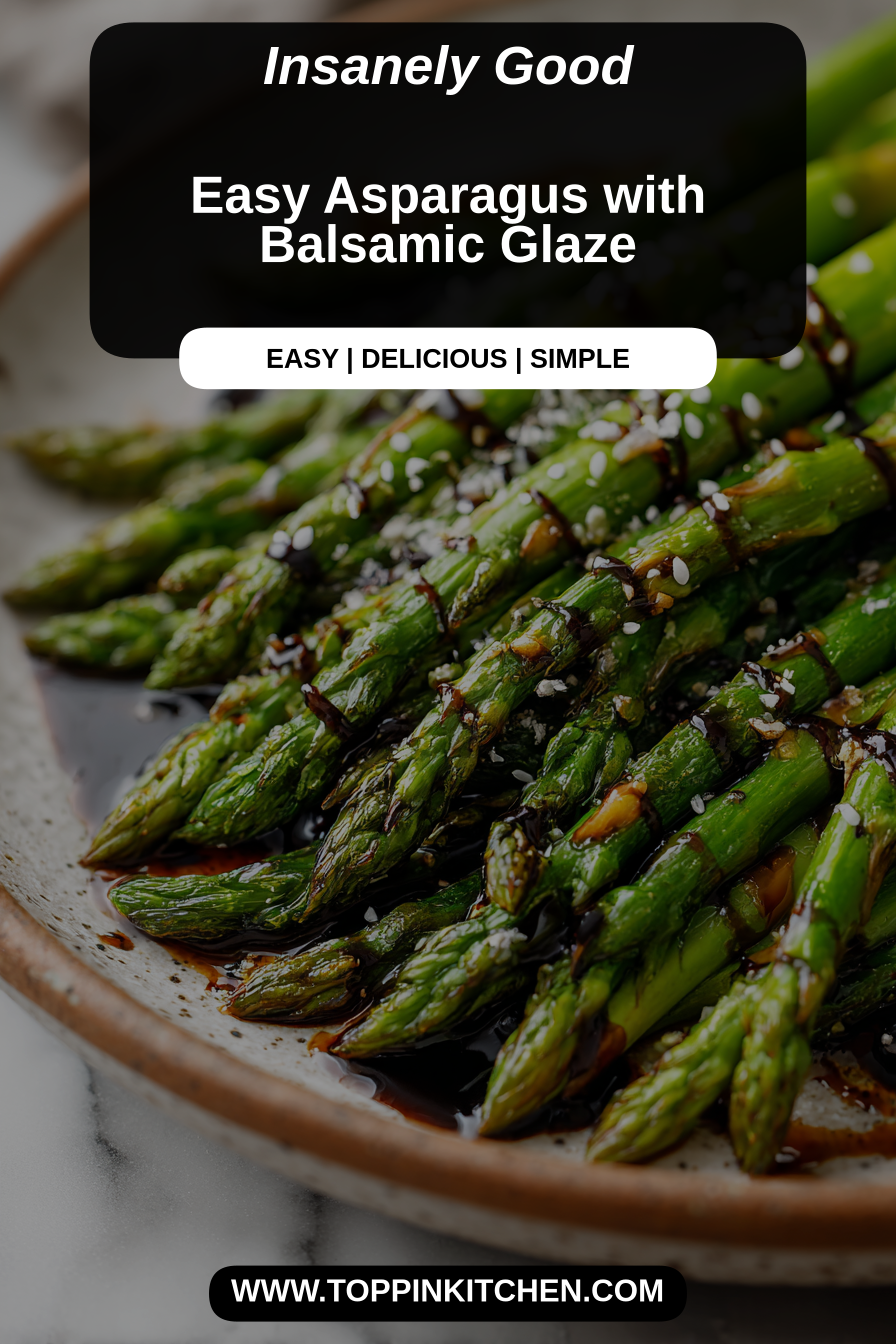 Easy Asparagus with Balsamic Glaze